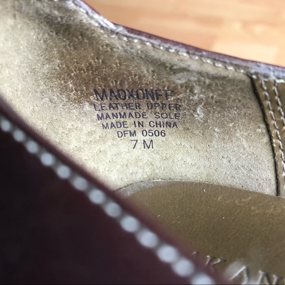 Anne Klein | Shoes | Anne Klein Square Pointy Toed Brown Leather Heels | Poshmark